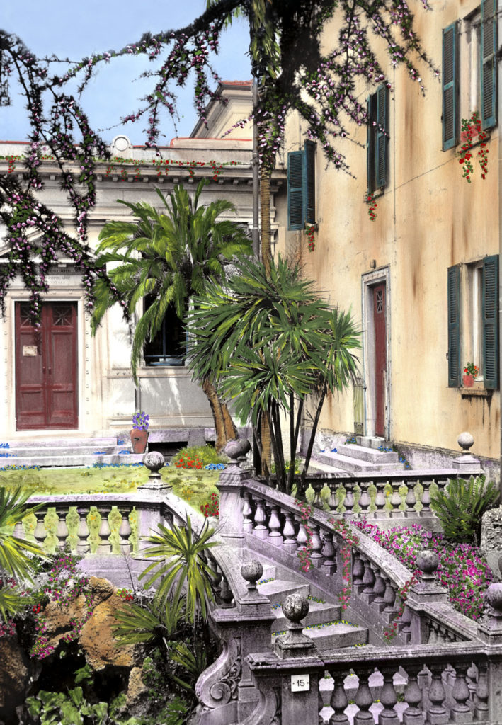 Italian Courtyard – Martin Roberts Artwork