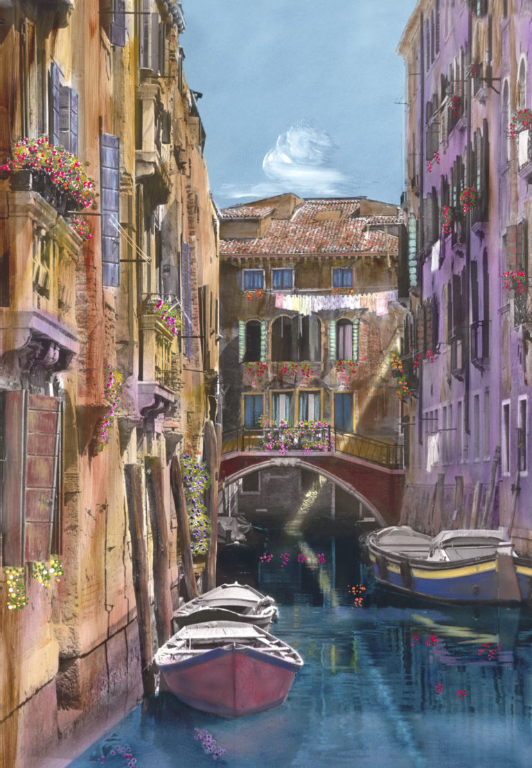 Venice 3 Boats – Martin Roberts Artwork